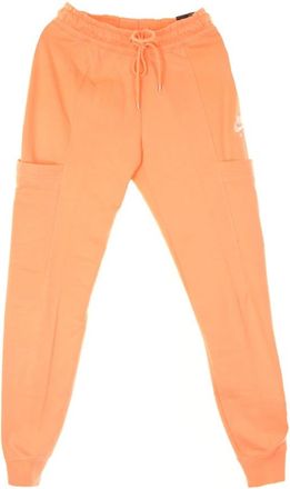 Nike Crimson Bliss Fleece Trainingshose - - Sport - Damen - Orange - L