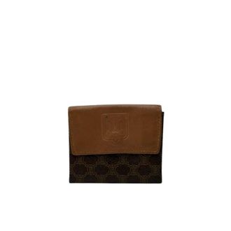 Celine Portefeuille en cuir Vintage Pre-owned - Femme - Pre-owned - Brun - Taille: ONE Size