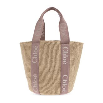Chlo&eacute; Woody Large bag - - Bags - Damen - Beige - ONE SIZE