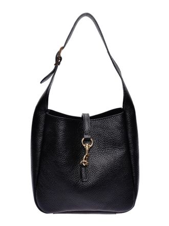 Anna Luchini Schwarz Rindsledertasche