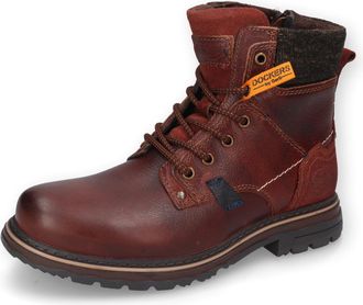 Dockers by Gerli Herren Combat Boots, M&auml;nner Stiefeletten,uebergangsschuhe,uebergangsstiefel,schn&uuml;rstiefel,Stiefel,Bootee,Cognac,41 EU