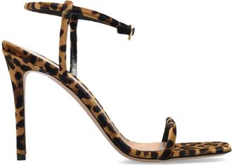Gianvito Rossi Femme, Chaussures, Brun, Taille: 40 EU Sandales &agrave; talons en cuir
