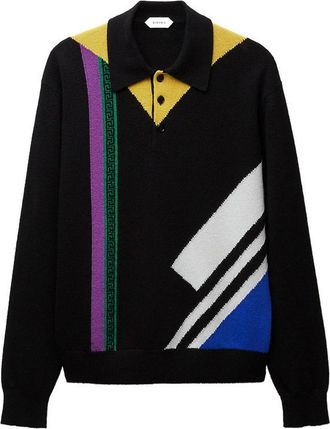 Versace Pull Col Roul&eacute; - Noir
