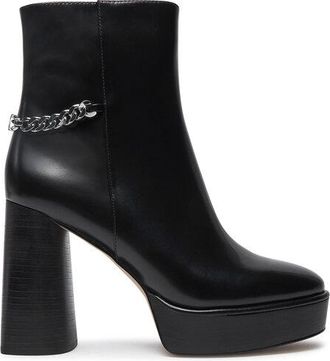 Michael Kors Stiefeletten Carlisle Leather Platform Boot 40F4CLME1L Schwarz