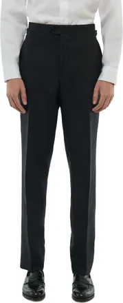 Fursac Pantalon ajust&eacute; en toile de lin - Taille 38 - Homme