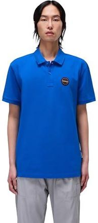 Napapijri Homme, Polo &agrave; Manches Courtes Epy, Bleu, XL