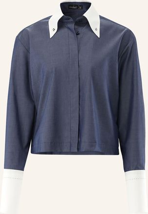 van Laack Van Laack Bluse Modern Fit blau