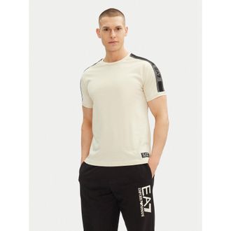 Emporio Armani T-Shirt 7M000138 AF10375 U1079 &Eacute;cru Regular Fit