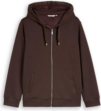 Tom Tailor Sweatjacke Strick & Sweatshirts Plus Size - Hoodie Sweatjacke aus Scuba