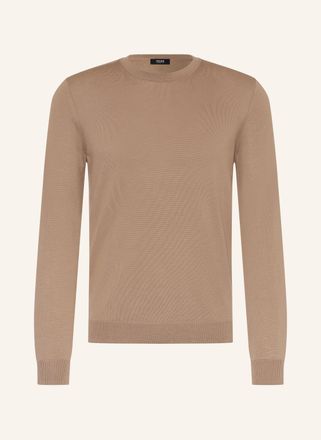 Reiss Reiss Pullover Wessex Aus Merinowolle braun