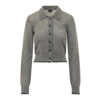 Pinko Cardigans - - Knitwear - Damen - Grau - L