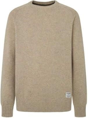Pepe Jeans London Cred Tricots, Marron (Beige Malt), S Homme