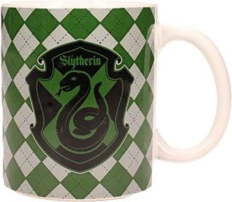SD toys SD Toys Harry Potter Slytherin Tasse, Keramik, Grün und Weiß, 10 x 14 x 12 cm