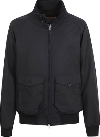 Baracuta Veste G9 Waxed Pocket - Homme - Vestes - Bleu - Taille: 3XS