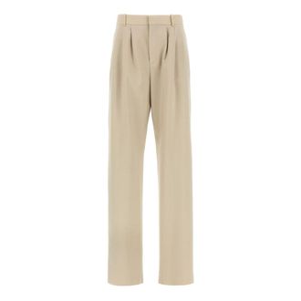 Saint Laurent Damen, Hosen, Beige, SGr&ouml;&szlig;e