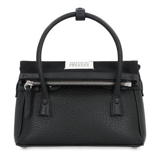 Maison Margiela Femme, Sacs, Noir, Taille: ONE Size 5AC East West Small Leather Handbag