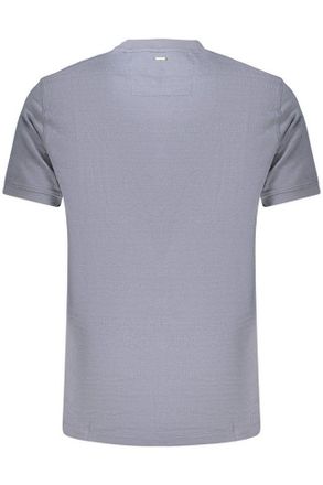 Guess T-Shirt Herren Kurzarm T-Shirt Blau mit Logo - Regular Fit