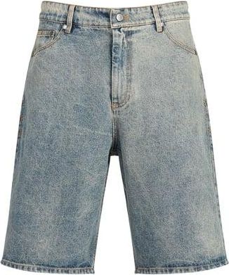 Daily Paper Clothing Short droit d&eacute;lav&eacute; en coton