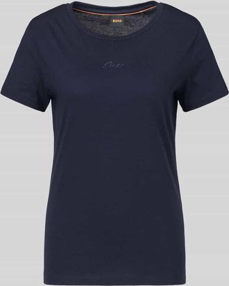 Boss Orange by Hugo Boss T-Shirt mit Ton-in-Ton Logo-Schriftzug