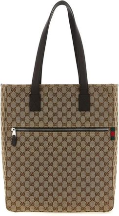 Gucci GG Supreme Canvas Tote Bag - - Bags - Herren - Braun - ONE SIZE