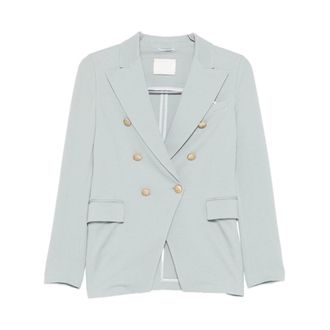 Circolo 1901 Femme, Vestes, Bleu, Taille: 44 FR Blazer Crois&eacute;