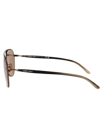 Giorgio Armani 0AR6162 Tinted Aviator Sunglasses - Brown