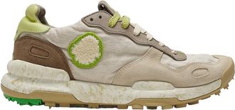 Satorisan Chacrona Linen - Casual Sneaker Herren - Vintage Leder und Leinen Sportschuhe Bequem, Nachhaltig und Dauerhaft - Farbe Chantilly Cream M - Gr&ouml;&szlig;e 44