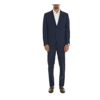 Paoloni Eleganter Herrenanzug - - Suits - Herren - Blau - XL