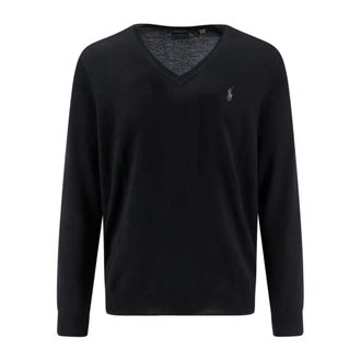 Polo Ralph Lauren Langarm Pullover - - Knitwear - Herren - Schwarzk - M