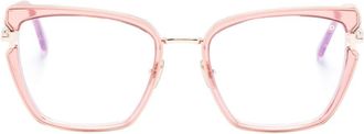 Tom Ford Eyewear Cat-Eye-Brille - Rosa