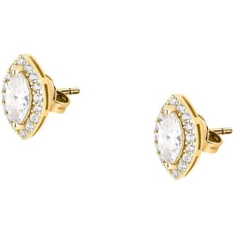 Cleor Boucles doreilles en argent 925/1000 et zircon