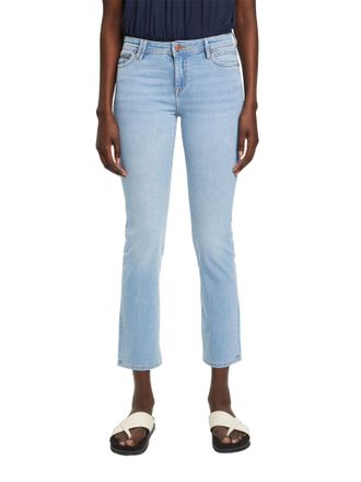 Esprit Damen Low Cut Jeans, Blue Light Washed, 30W / 32L