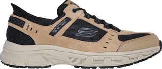Skechers Schuhe f&uuml;r Herren, Leder (Braungrau/Schwarz)