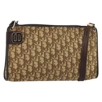 Dior Pre-owned Vintage Trotter Schultertasche - - Pre-owned - Damen - Beige - ONE SIZE
