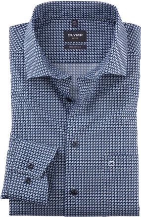 Olymp Olymp, Homme, Chemises, Bleu, Taille: M Luxor Business Shirt