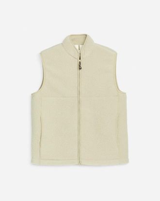 Arket Fleece-Weste Von Active -Beige