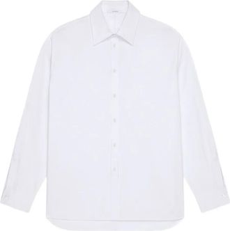 Givenchy Langärmeliges Couture Seam Cocoon Hemd - Weiß