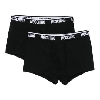 Moschino Trunk Bi-Pack - - Underwear - Herren - Schwarzk - XS