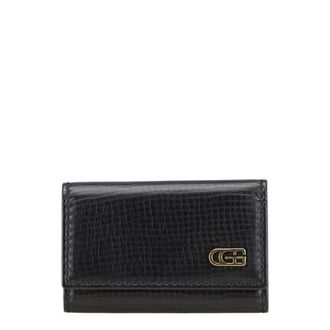 Gucci Pre-owned Cuir petite-maroquinerie - Homme - Pre-owned - Noir - Taille: ONE Size