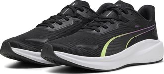 Puma Unisex Skyrocket LITE Straßen-Laufschuh, Black-Yellow ALERT, 44 EU