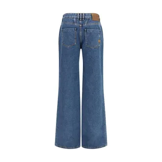 Balmain Womens Blue Cotton Jeans Denim Clothing