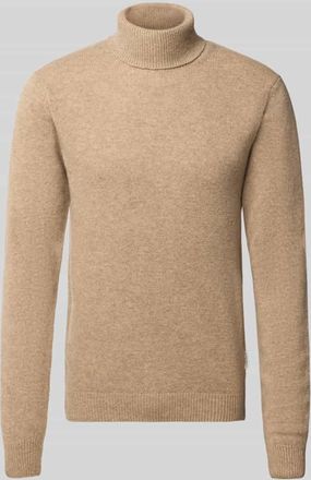 Casual Friday Slim Fit Rollkragenpullover aus Woll-Mix Modell Karl