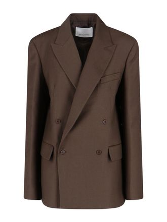 Frankie Shop Newark Double-Breasted Blazer