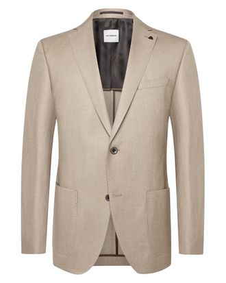 Roy Robson Sakko aus einem Schurwoll-Mix mit Seide und Leinen, Regular Fit in