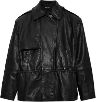 Rotate Lederjacke - - Jackets - Damen - Schwarzk - M