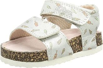 s.Oliver Bébé garçon 5-5-38900-26 Sandale Plate, Silver Comb, 21 EU