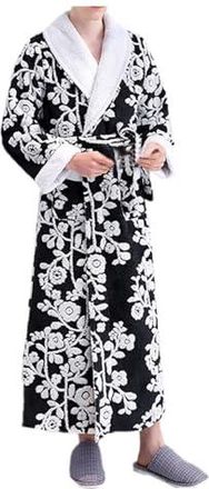 Generic Pyjama Homme Hiver Pyjama Polaire Homme dHiver Port&eacute; Ext&eacute;rieur avec Poches Ensemble Chaud Id&eacute;al pour la Maison ou Les Soir&eacute;es Relax