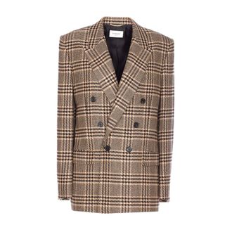 Saint Laurent Damen, Jacken, Beige, LGr&ouml;&szlig;e