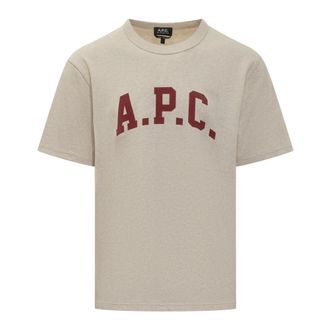 A.P.C. A.p.c., Homme, Tops, Beige, Taille: S Marcus Tee