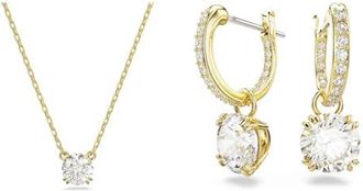 Swarovski Imber Collection Collier & Boucles doreilles, Plaqué or
